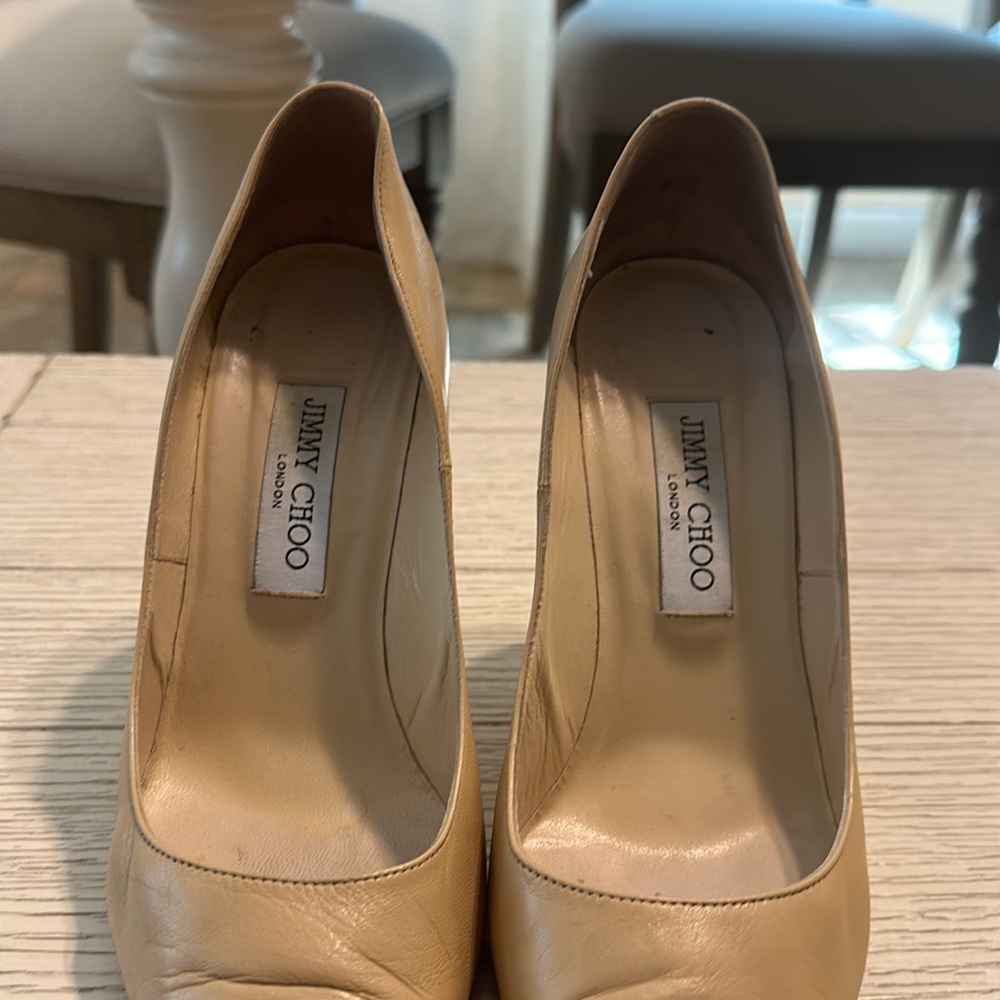 Jimmy Choo London Romy 100 Leather Pump - Gem